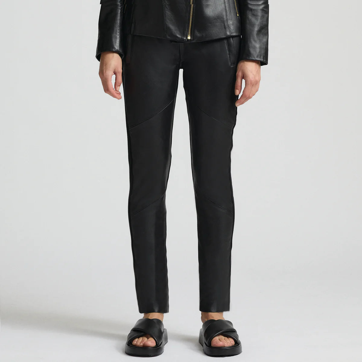 Raw by Raw | Frankie Leather Jogger Pant | Jet Black – Harrip & Co.